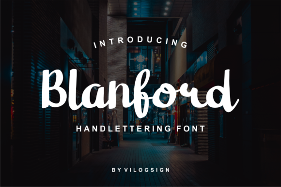 Blanford Font Digital Font Download
