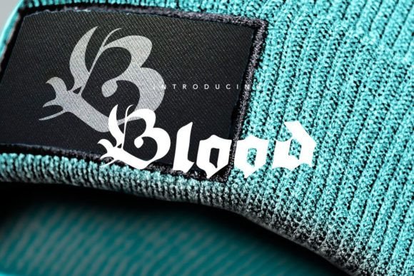 Blood Font Digital Font Download
