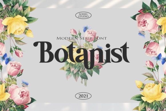 Botanist Font Digital Font Download