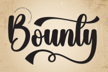 Bounty Font Digital Font Download