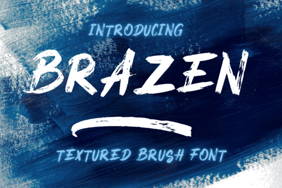 Brazen Font Digital Font Download