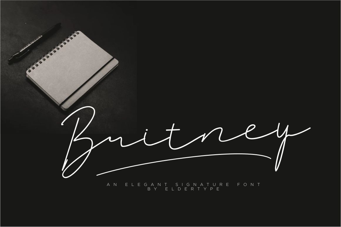 Britney Signature Font Digital Font Download