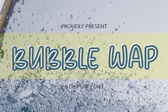 Bubble Wap Font Digital Font Download