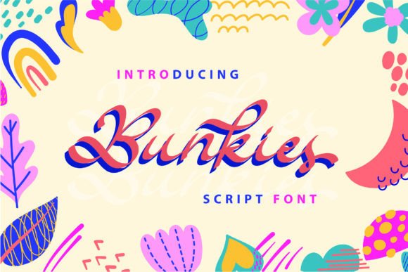 Bunkies Font Digital Font Download