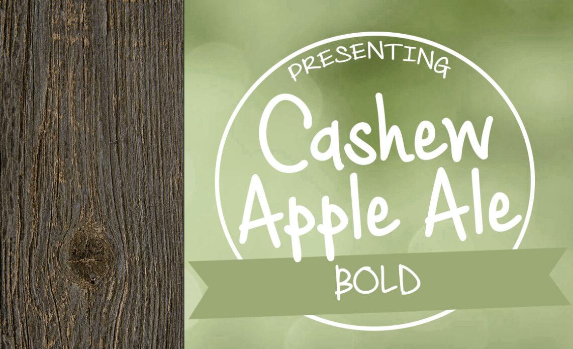 Cashew Apple Ale Bold Font Digital Font Download