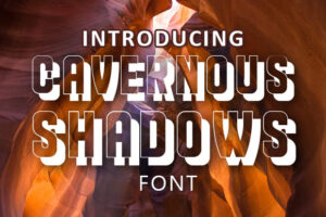 Cavernous Shadows Font Digital Font Download