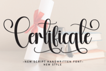 Certificate Font Digital Font Download