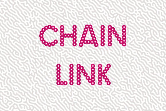Chain Link Font Digital Font Download