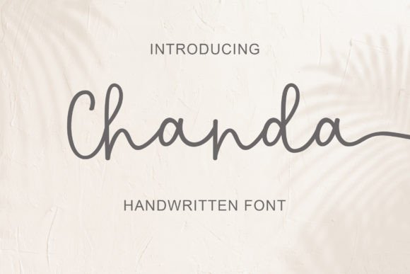 Chanda Font Digital Font Download