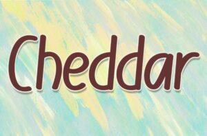 Cheddar Font Digital Font Download