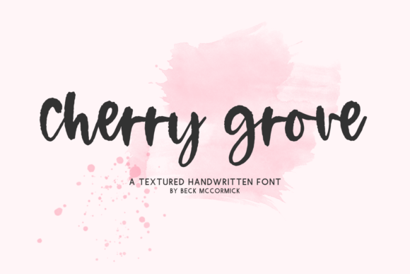 Cherry Grove Font Digital Font Download