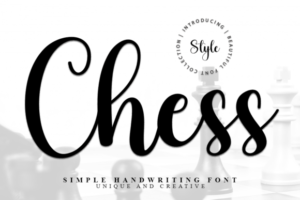 Chess Font Digital Font Download