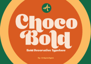 Choco Bold Font Digital Font Download