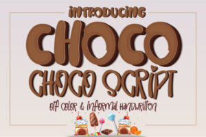 Choco Script Font Digital Font Download