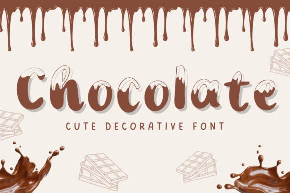 Chocolate Font Digital Font Download