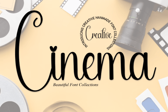 Cinema Font Digital Font Download