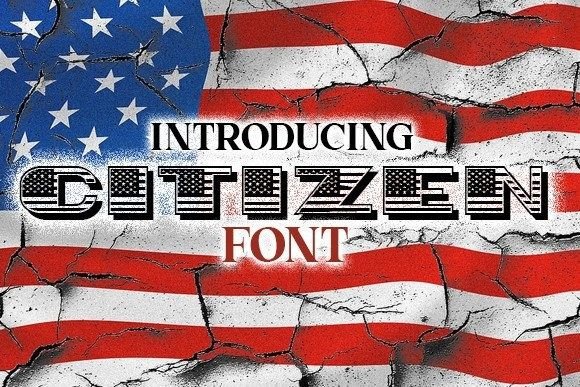 Citizen Font Digital Font Download