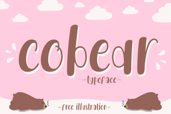 Cobear Font Digital Font Download