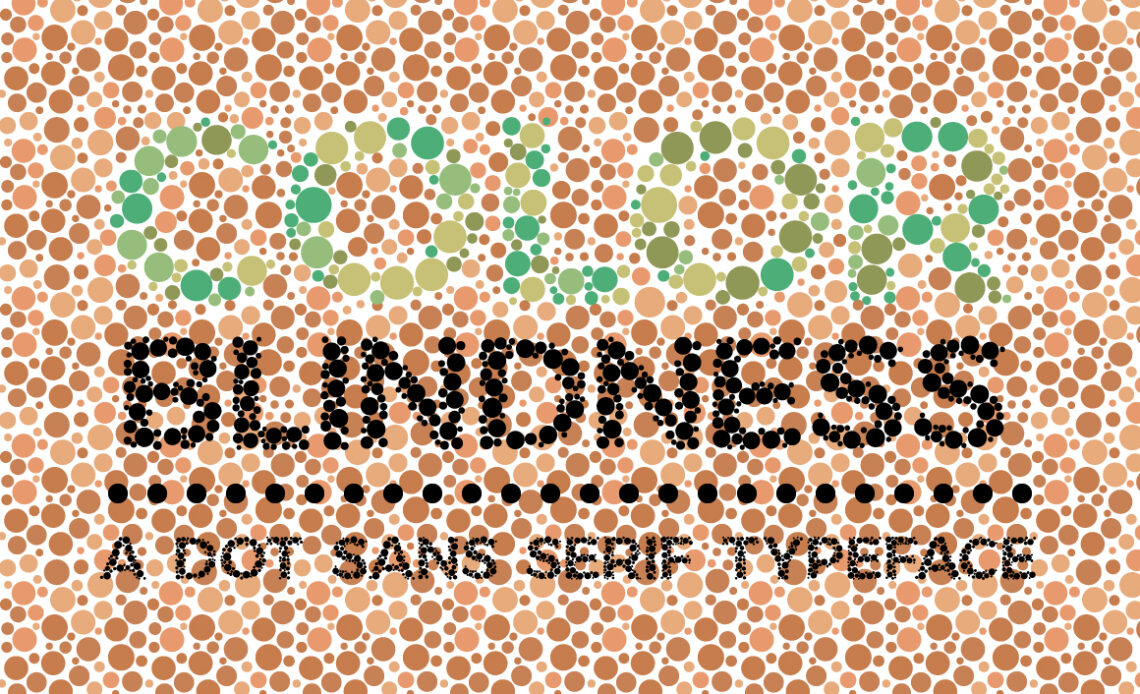 Color Blindness Font Digital Font Download