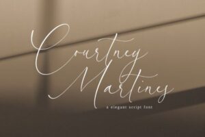 Courtney Martines Font Digital Font Download