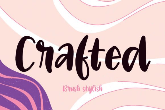 Crafted Font Digital Font Download