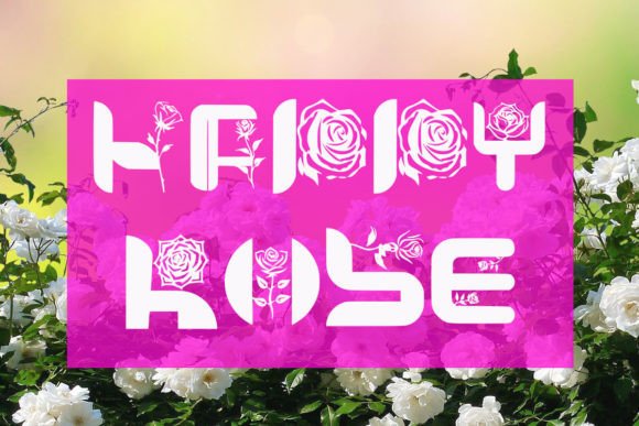 Crazy Rose Font Digital Font Download