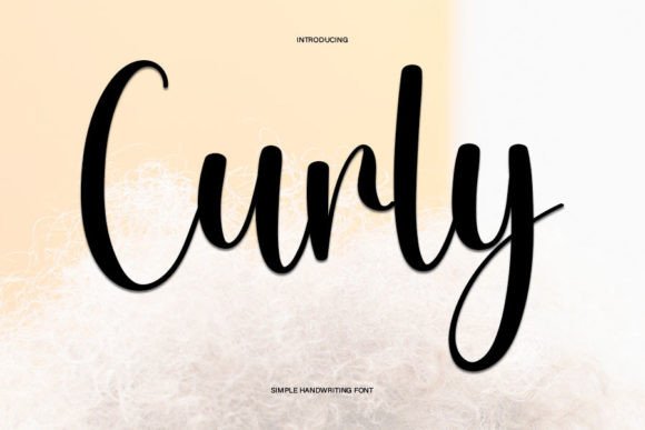 Curly Font Digital Font Download