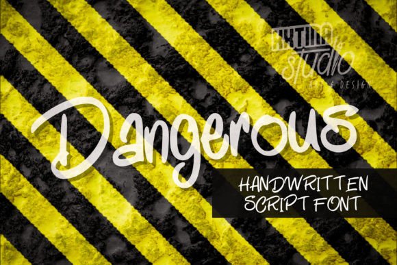 Dangerous Font Digital Font Download