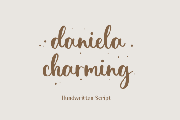 Daniela Charming Font Digital Font Download