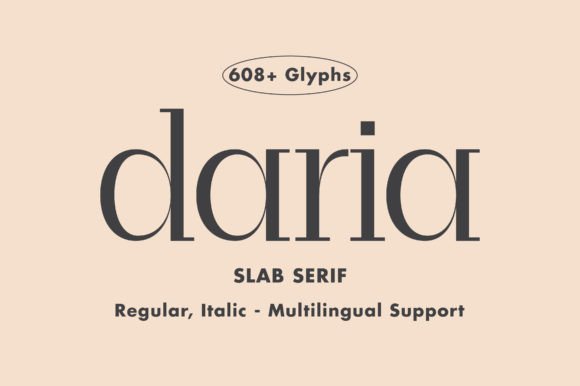Daria Font Digital Font Download