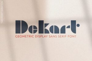 Dekart Font Digital Font Download