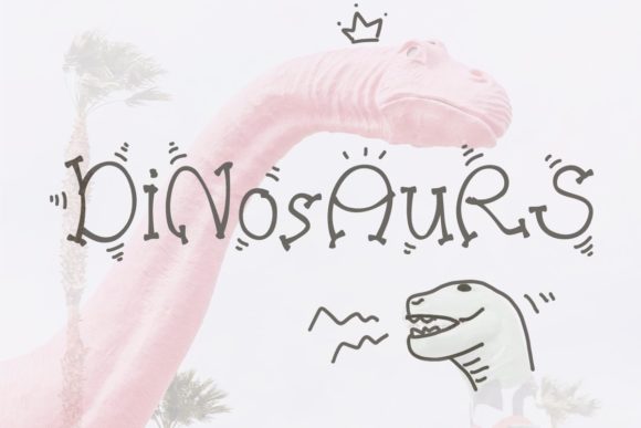 Dinosaurs Font Digital Font Download