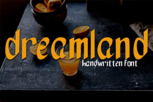Dreamland Font Digital Font Download