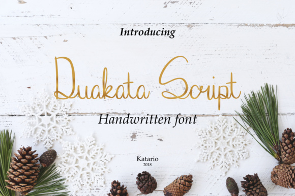 Duakata Font Digital Font Download