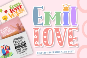 Emil Love Font Digital Font Download