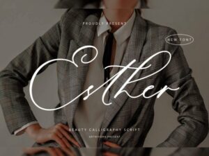 Esther Font Digital Font Download