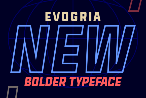 Evogria New Font Digital Font Download
