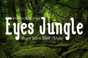 Eyes Jugle Font Digital Font Download