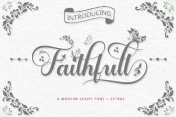 Faithfull Font Digital Font Download