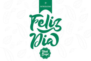 Feliz Dia Font Digital Font Download
