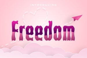 Freedom Font Digital Font Download