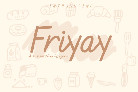 Friyay Font Digital Font Download