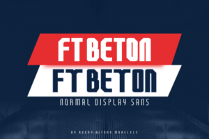 FT Beton Font Digital Font Download