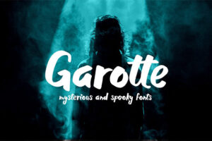 Garotte Font Digital Font Download