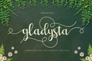 Gladysta Font Digital Font Download