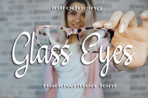 Glass Eyes Font Digital Font Download