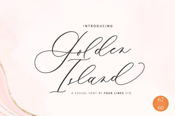 Golden Island Font Digital Font Download