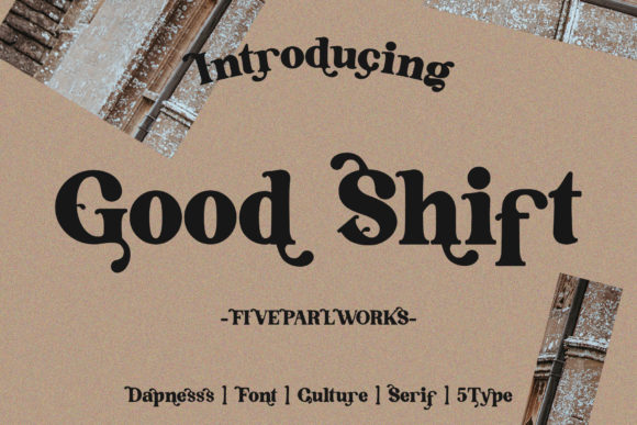Good Shift Font Digital Font Download
