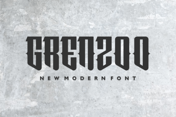 Grenzoo Font Digital Font Download