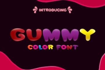 Gummy Font Digital Font Download
